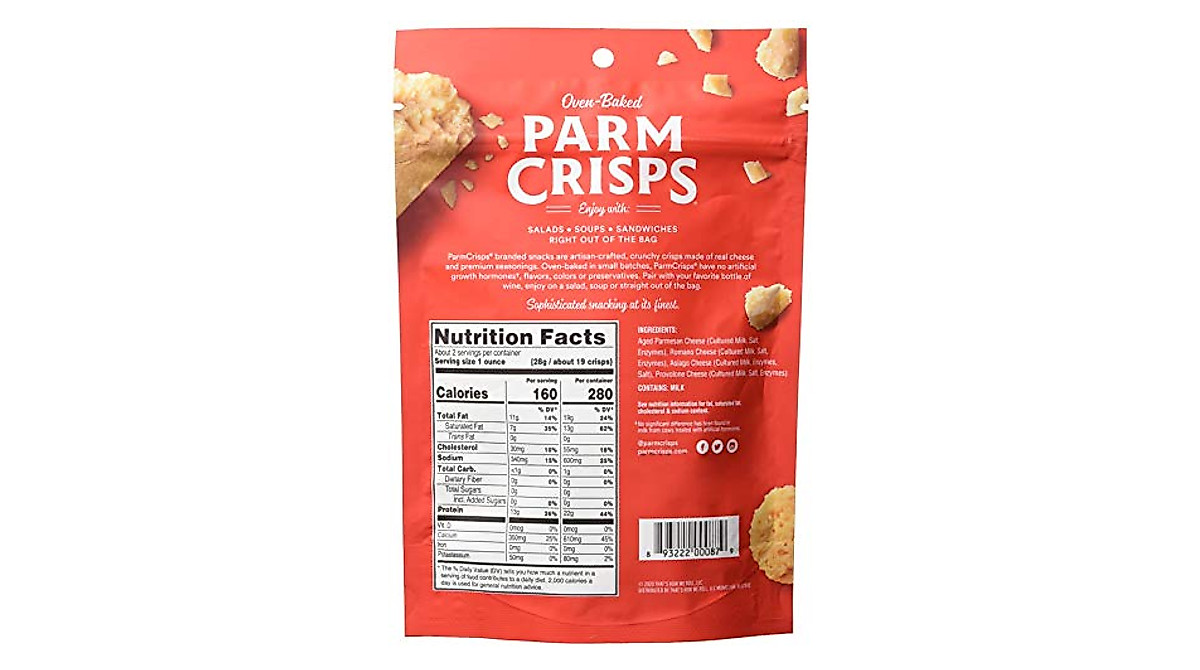 Parmcrisps Four Cheese Crisps – Healthy, Gourmet Snack