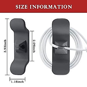 Cord Organizer for Appliances, 6Pcs Kitchen Appliance Cord Winder, The Cord Wrapper for Small Home Appliances(6Gray)