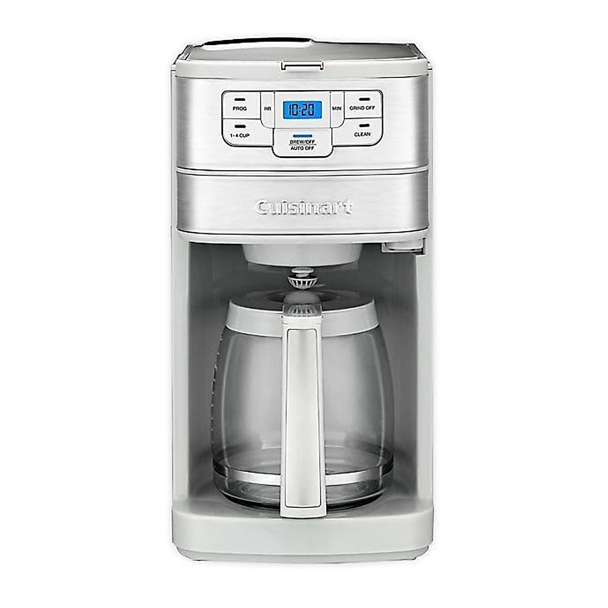 Cuisinart Automatic Grind and Brew 12-Cup Coffeemaker Bundle with Descaling Powder and Coffee Canister (3 Items)