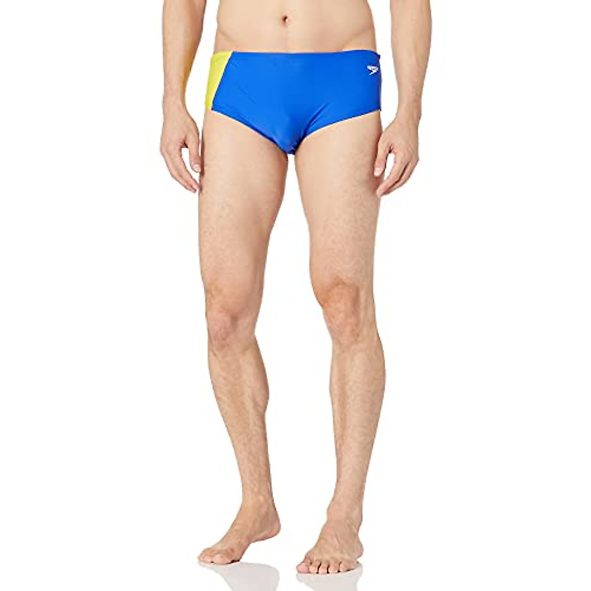 Speedo Men's Swimsuit Brief PowerFlex Eco Revolve Splice Team Colors