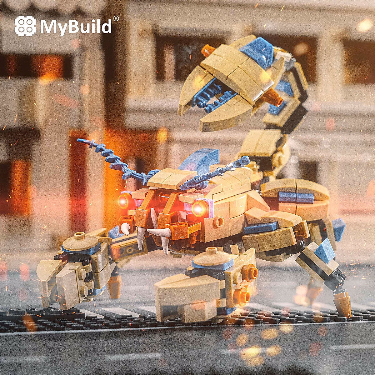 MyBuild Mecha Frame Sc-Fi Mimicry 5015 Scorpion-Like Alien, Imaginative Construction Building Bricks