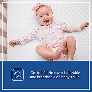 Sealy OptiCool Dual Firm Cool Gel Memory Foam Waterproof Baby Crib Mattress and Toddler Mattress, Sustainable and Breathable Cover, Greenguard Air Quality Certified - Made in USA, 52"x28"