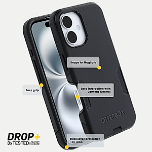 OtterBox iPhone 16 Pro Max Commuter Series Case - Black
