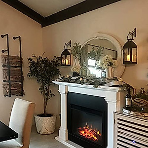 HongKim 2 Pieces 6-Inch Outdoor Indoor Small Decorative Iron Wall Hooks for Hanging Lanterns Solar Lights Bug Zappers Hummingbird Feeders Wind Chimes Hangers, Black