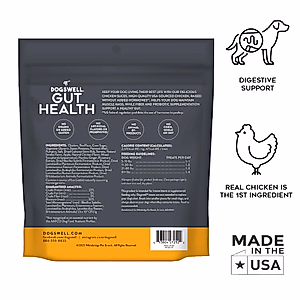 Dogswell Gut Health Slices Functional Dog Treats, Chicken 8 oz. Bag