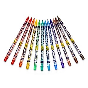 Crayola Twistables Colored Pencils, Gift for Kids, 12ct
