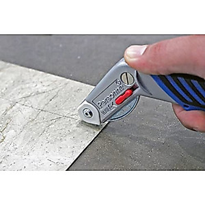 Personna LVT Flooring Knife with 10 Replacement Blades - Durable Aluminum Body with Convenient Blade Storage in Handle - 61-0800