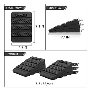 Squat Wedge Block 6PCS Adjustable Non-slip Rubber Squat Ramp,squat Wedge For Heel Elevated Squat,Weight Lifting,Calf Stretcher, Deadlift Squat Improve Mobility Balance And Strength Performance
