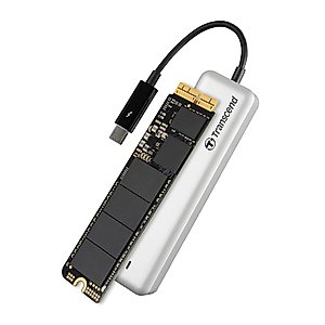 Transcend 240GB JetDrive 825 Thunderbolt Ahci PCIe Portable SSD Solid State Drive TS240GJDM825