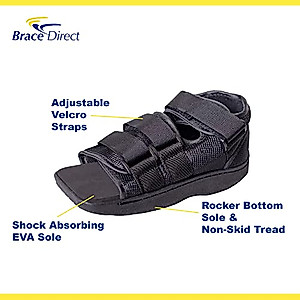 Pediatric Post-Op Shoe for Kids: Ideal for Recovery From Foot and Toe Fractures, Surgery, Sprains - Fits Children's Sizes 11-7, Left or Right Foot