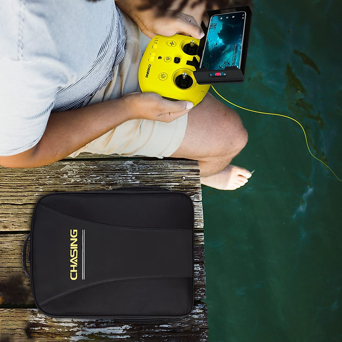 chasing gladius Backpack for Mini, Black, Large