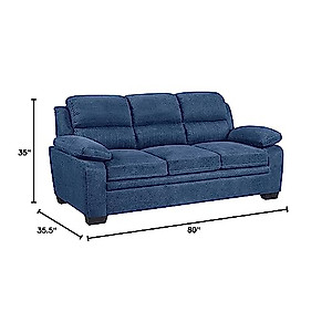 Lexicon Jett Living Room Sofa, Blue