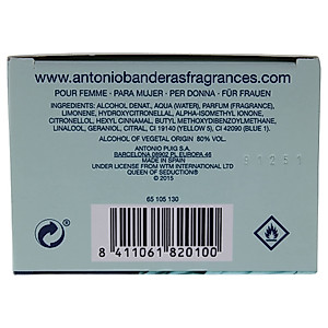 Antonio Banderas Queen Of Seduction 2.7 oz Eau De Toilette Spray For Women (Pack of 4)