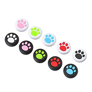 2PCS Cute Cat Paw Claw Analog Thumb Stick Grips Joystick Cover Cap for PS5 PS4 Pro PS3 Controller Thumbstick Cap for Xbox 360 Xbox One Slim X Elite Switch Pro Controller (Pack 9)