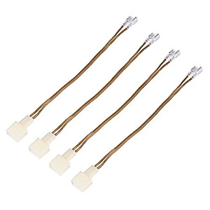 X AUTOHAUX 4pcs Car Speaker Connector Wire Harness Adapter Connector for Toyota Tacoma Tundra Venza Camry Yaris for Scion for Lexus for Mitsubishi Outlander Eclipse
