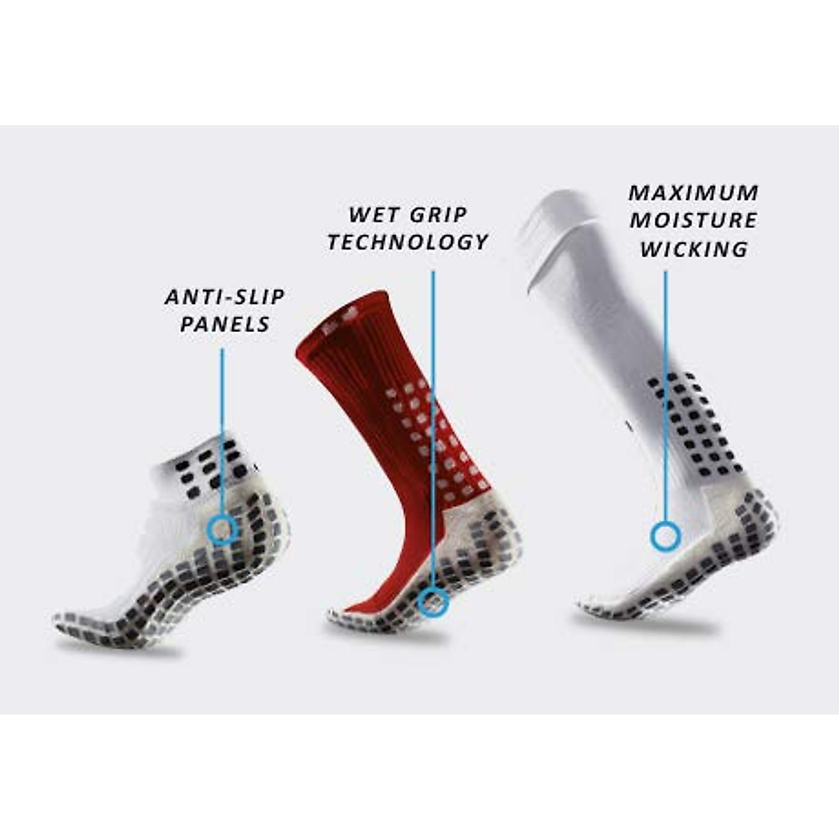 Reusch Men's Standard 3.0 Thin Crew Socks, Black, Medium