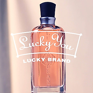Women's Perfume Fragrance by Lucky You, Eau de Toilette Spray, Day or Night with Fresh Flower Citrus Scent, 3.4 Fl Oz