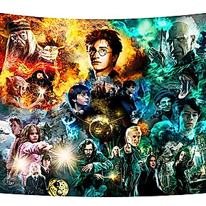 JUMANT Potter Tapestry - Harry Tapestry - Magical Tapestry - 59x51 In