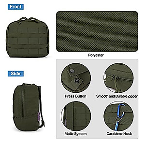 Mardingtop Bundle Items: 28L Molle Hiking Tactical Backpack Army Green
