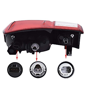 Driver Left Side Rear Tail Light Brake Lamp Assembly Replacement for 2016 2017 Toyota Tacoma SR SR5 81560-04170