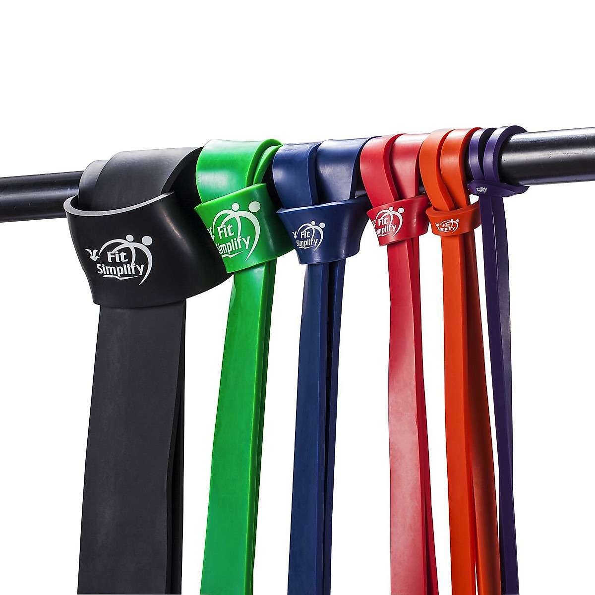 Fit Simplify Pull Up Assist Band - Stretching Resistance Band - Mobility and Powerlifting Bands - Exercise Pull Up Band