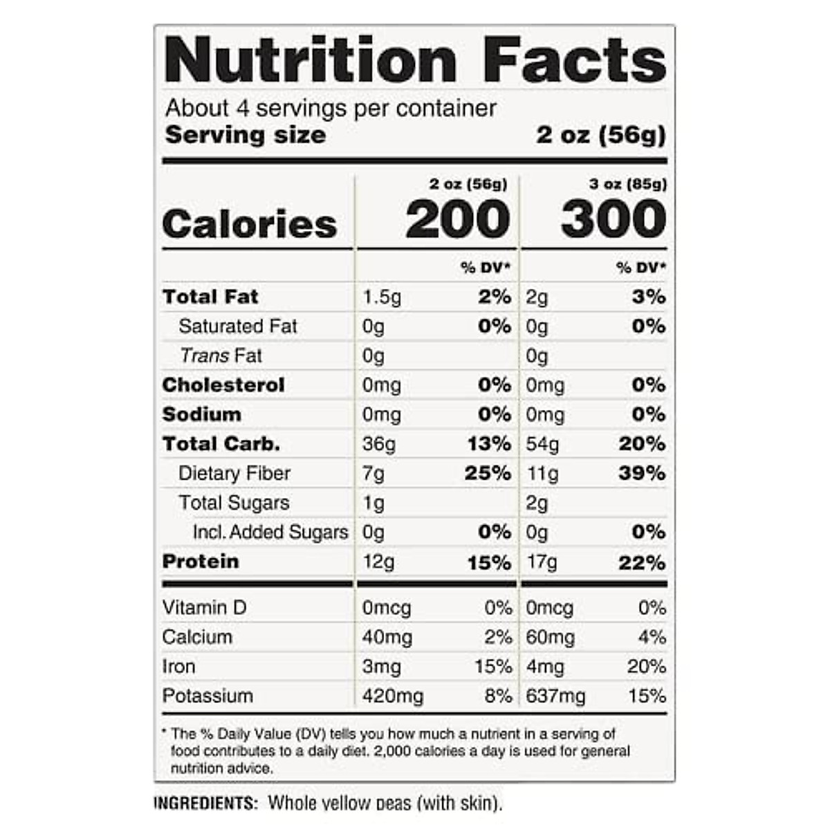 ZENB Plant Based Spaghetti - Made From 100% Yellow Peas, Gluten Free Pasta, Non-GMO, Vegan, Certified Kosher, 17g of Protein & 11g of Fiber In Every 3 oz Serving, Spaghetti - 8 oz Boxes (Pack of 3)