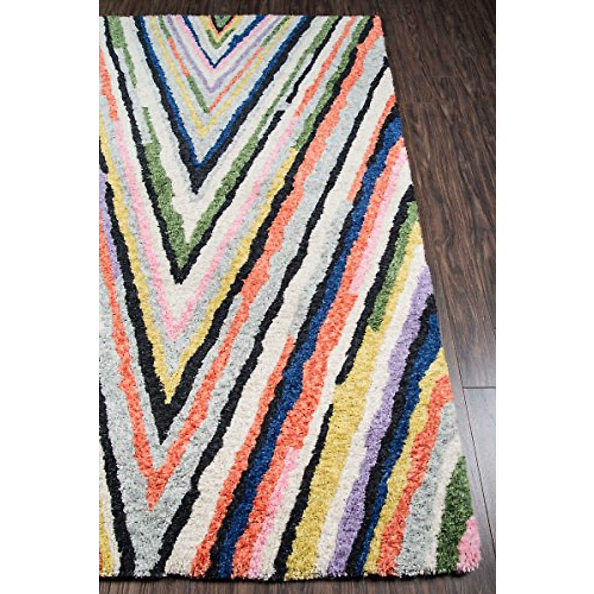 Novogratz Bungalow Collection Notch Area Rug, 9'0" x 12'0", Multicolor
