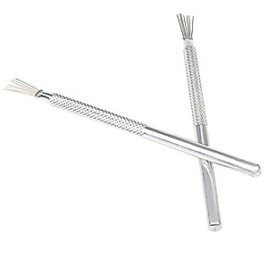 Pengxiaomei 2pcs Clay Needle Tools, Feather Wire Texture Tool for Clay Pottery Sculpting Texturing Modeling Tools
