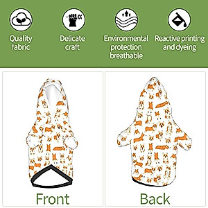 Customized Dog Hoodie, Personalized Dog Hoodies, Add Your Image/Photo/Text for Warm Pet Pullover Sweatshirt, Dog Clothes Pet Apparel for Small Breed XS-XXL