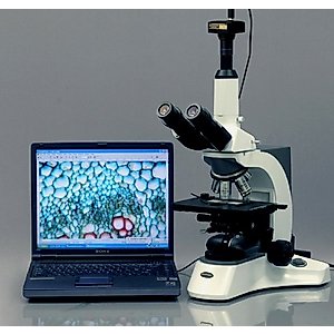 AmScope MU130 1.3MP USB2 Microscope Digital Camera + Editing & Measuring Software, Compatible with Windows XP/Vista/7/8 and Mac OS 10.6 & Up
