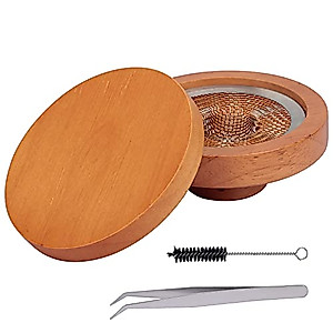 Cocktail Smoker Kit Flavor Drink Smoker Accessories Include Cleaning Brush for Whiskey,Drink,Bourbon Smoker Kit,Old Fashioned Smoker Kit (Without Wood Chips)
