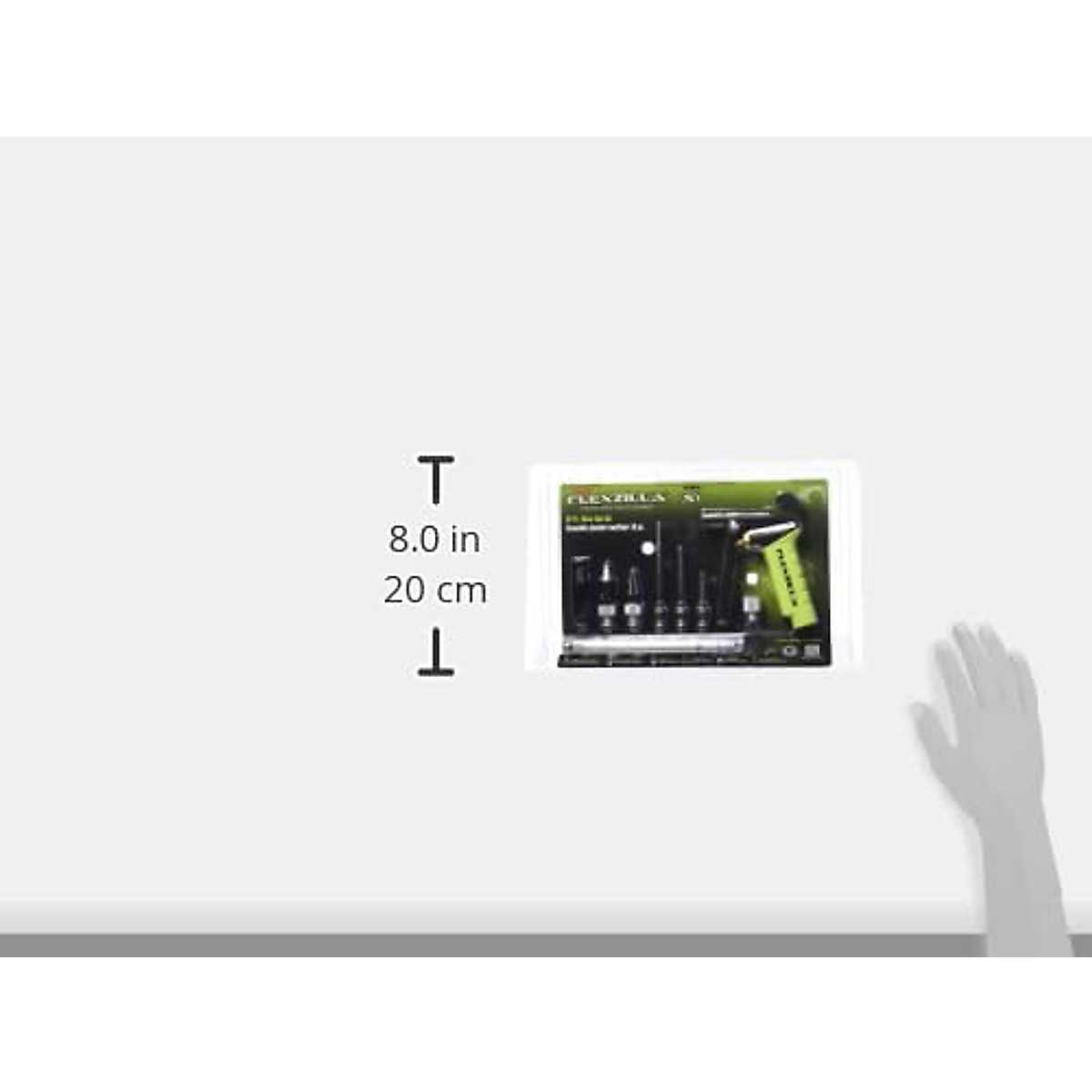 Flexzilla X1 Blow Gun Kit, 10-Piece, ZillaGreen - AG1500FZKIT