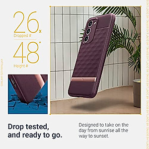 Caseology Parallax Designed for Samsung Galaxy S23 Case 5G (2023) [Military Grade Drop Tested] - Burgundy