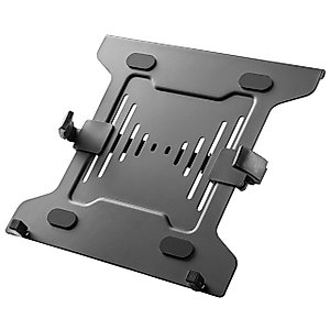 HumanCentric Laptop Mount Tray for Monitor Arms and Stands (Tray Only) | Notebook Arm Mount Tray Fits 75 x 75 and 100 x 100 mm VESA Mount Holes | Fully Secures Laptop