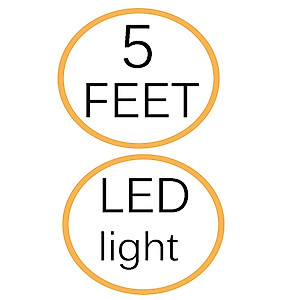 AC Adapter for Omron Compare Comp A-I-R Kids NE-C801 NEC801 DC Power Supply Charger Cord Cable, 5 Feet, with LED Indicator, Compatible Replacement