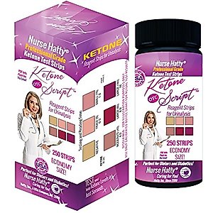Nurse Hatty - Keto Strips – Fresh – USA-Made – High-Performance – eBook (250ct. Long)