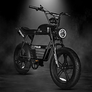 VOWSWAY 20'' Fat Tire Electric Bike for Adults 32 Mph 60 Miles, Ebike 1500w/48v/16ah with Removable Battery, 2 Person Electric Bike with Long Saddle, Retro Motorcycle Design E-Bike…