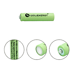 QBLPOWER Solar Light Batteries AAA Triple A NIMH 600mAh 1.2V Rechargeable for Garden Lights Remotes Mice(8Pcs)