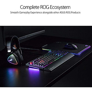 ASUS ROG Gaming Keycap Set - Textured Side-Lit Design for FPS & MOBA Gaming | Accurate Keypress with Strong Grip | Compatible with Cherry MX Switches | Includes Keycap-Puller Tool for Easy Installatio