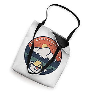 Keep It Simple AA NA Alcoholics Anonymous Narcotics Sober Tote Bag