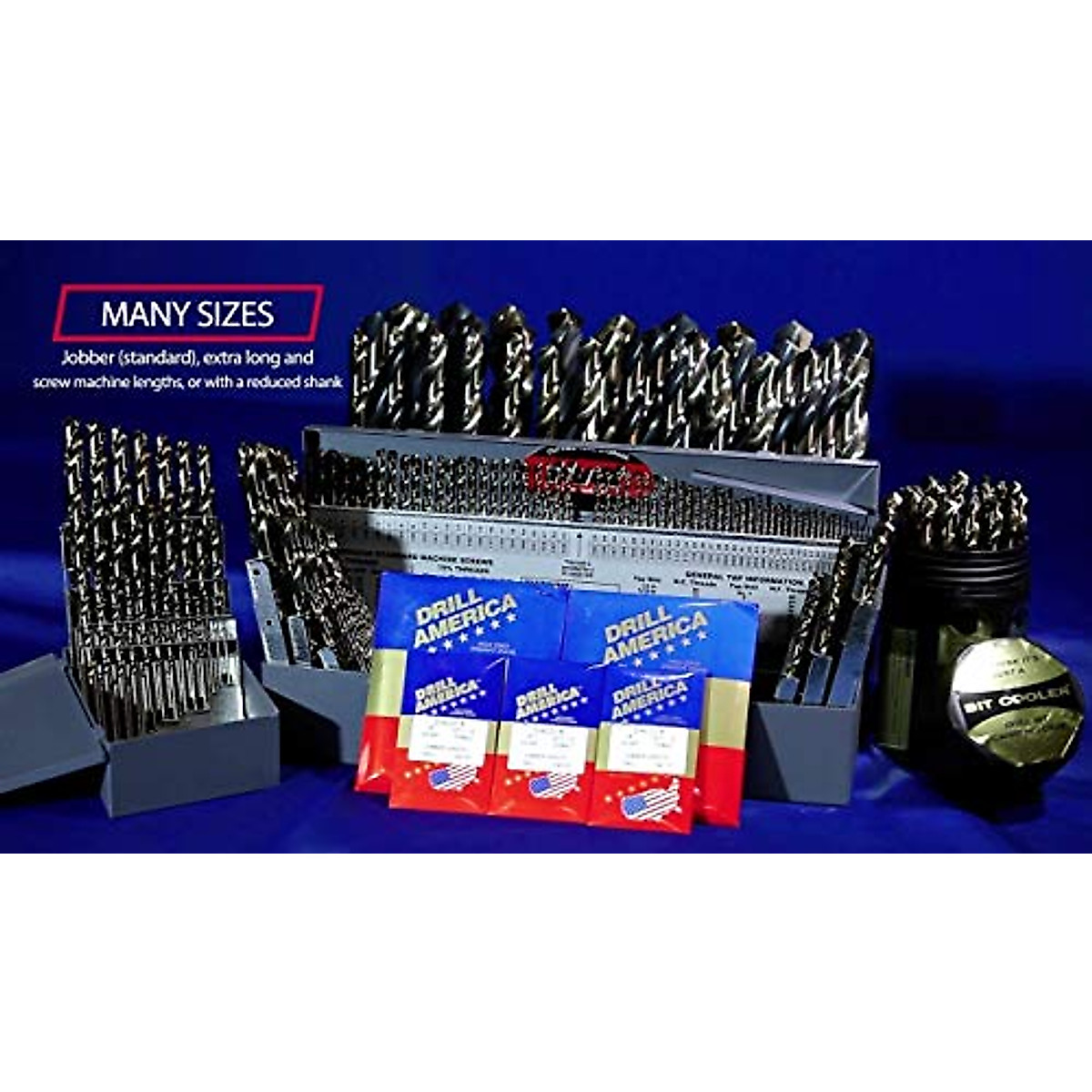 Drill America - GLBCOX67/64 7/64" x 6" Cobalt Aircraft Extension Drill Bit, GLBCO Series