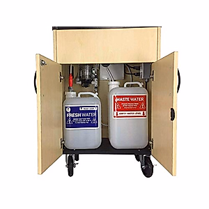 Waterworks Concession Sinks Premier Portable Handwashing Station with Hot Water - White