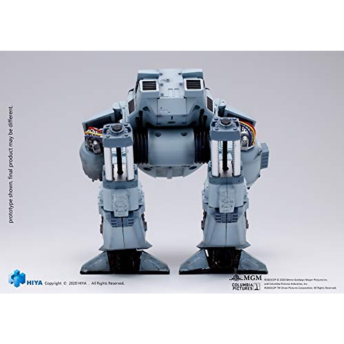 Hiya Toys Robocop: Battle Damaged ED-209 1:18 Scale Action Figure, Multicolor