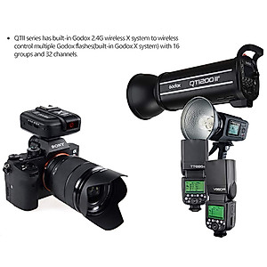 GODOX QT1200IIM Studio Strobe Flash Light 1200W Professional Photography Studio Lights Monolight Modeling Lamp for Studio Portrait Photography