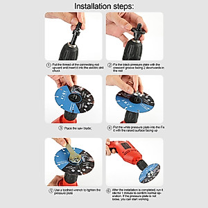 Generic Drill Angle Grinder Adapter | Rod Drill Grinder | Angle Grinder Conversion | Drill Extension Rod - Angle Grinder Adapter Conversion for Electric Drills, Tool Set for Grinding, Slicing, Glass