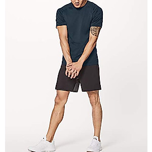 Lululemon Mens Metal Vent Tech Short Sleeve Shirt (Nautical Navy, XXL)