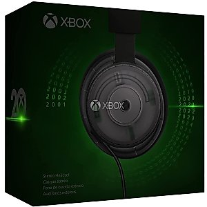 Xbox Stereo Headset 20th Anniversary Special Edition - For Xbox Series X/S, Xbox One, & Window 10 PCs - Ultra-Soft, large earcups - Supports Windows Sonic spatial sound - Flexible, lightweight des