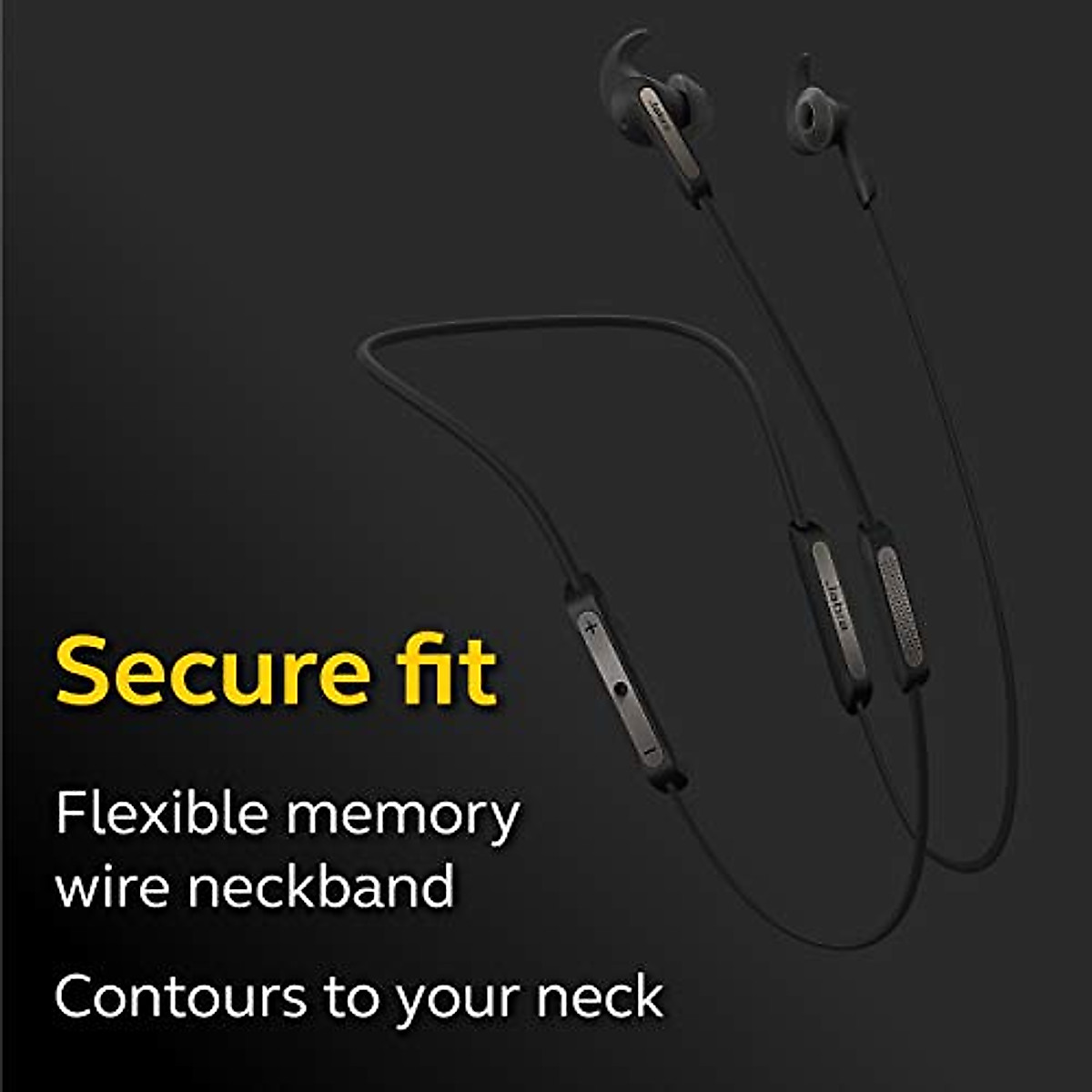 Jabra Elite 45e Alexa Enabled Wireless Bluetooth In-Ear Headphones – Titanium Black