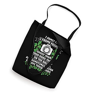 I Shoot People Photography Photographer Funny Photo Camera Tote Bag