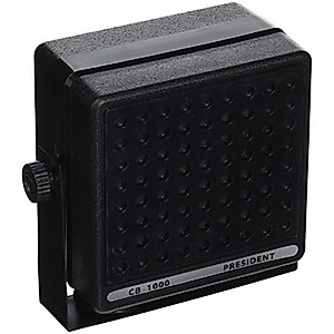 Pyramid Universal CB External Communications Speaker - 25 Watts Water-Resistant Extension Speaker for Mobile Transceiver w/ Swivel Mounting Bracket, 6 Feet Speaker Cable, For HAM Radio CB1000